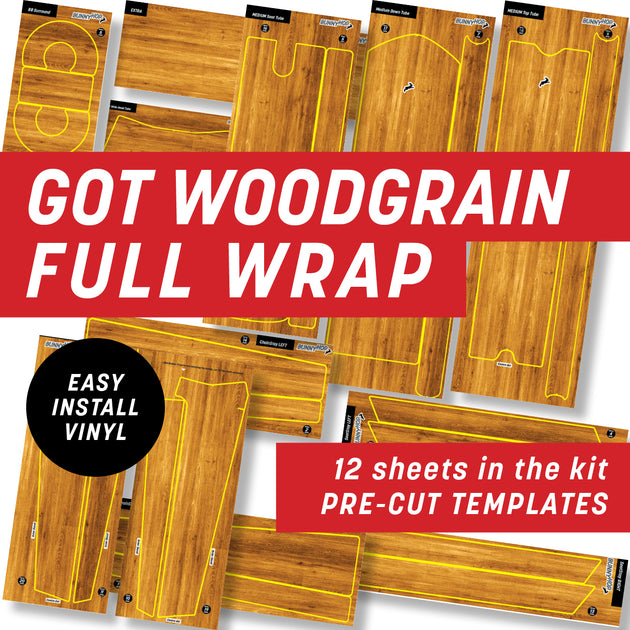 Got Woodgrain Full Wrap Kit – KYSO Wraps