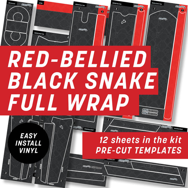Red-Bellied Black Snake Full Wrap Kit – KYSO Wraps