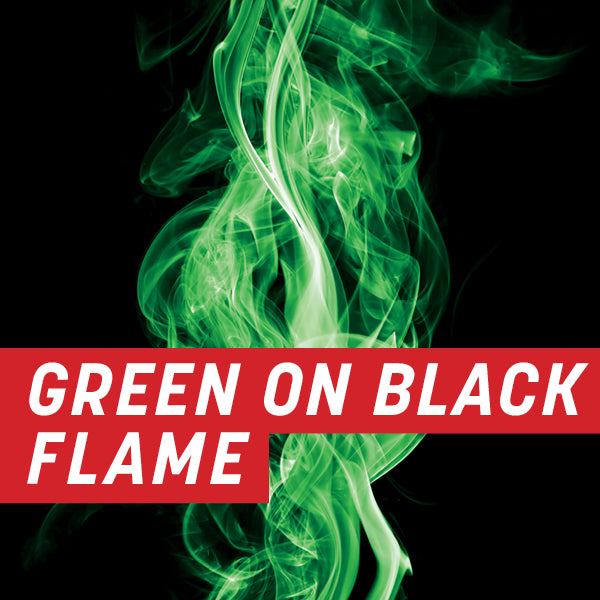 Green on Black Flame Full Wrap Kit – KYSO Wraps