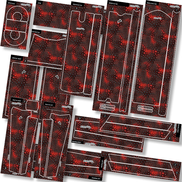 Lava Hex in Red Full Wrap Kit – KYSO Wraps