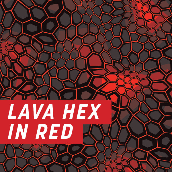 Lava Hex in Red Half Wrap Kit – KYSO Wraps