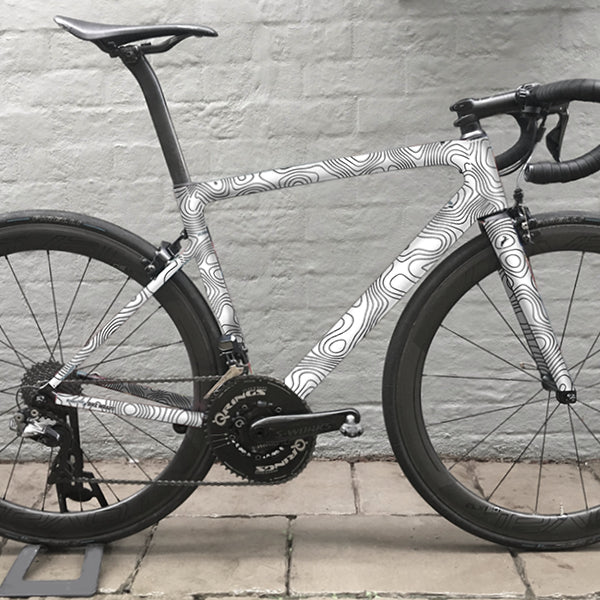 Topography on White Full Wrap Kit – KYSO Wraps